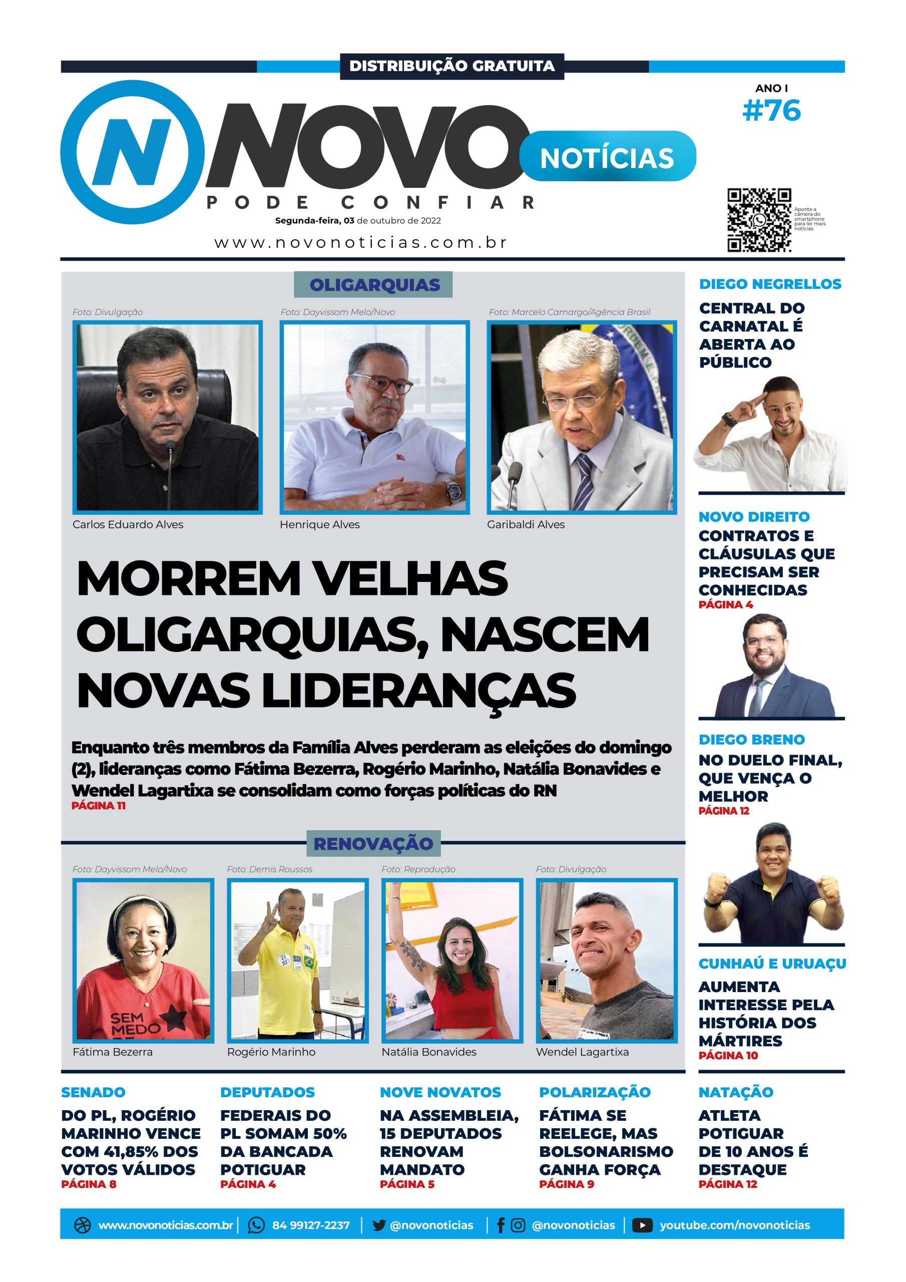 NOVO Notícias Impresso – Dia 3 de outubro