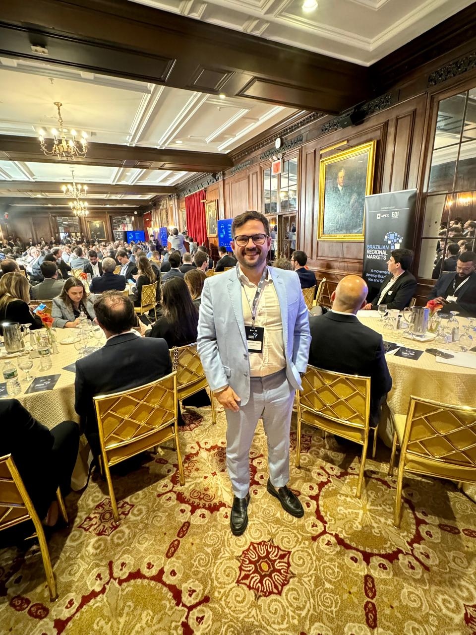 Jean Valério representa o RN em agenda da Brazilian Week em Nova York